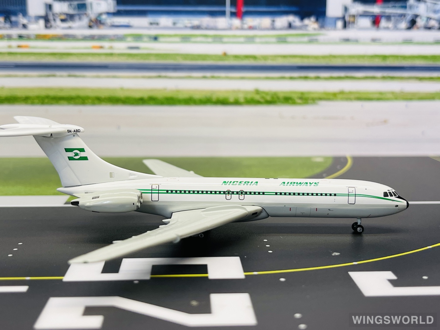 Geminijets 1:400 Vickers VC10 Nigeria Airways 尼日利亚航空 GJNGA690 5N-ABD 的 ...