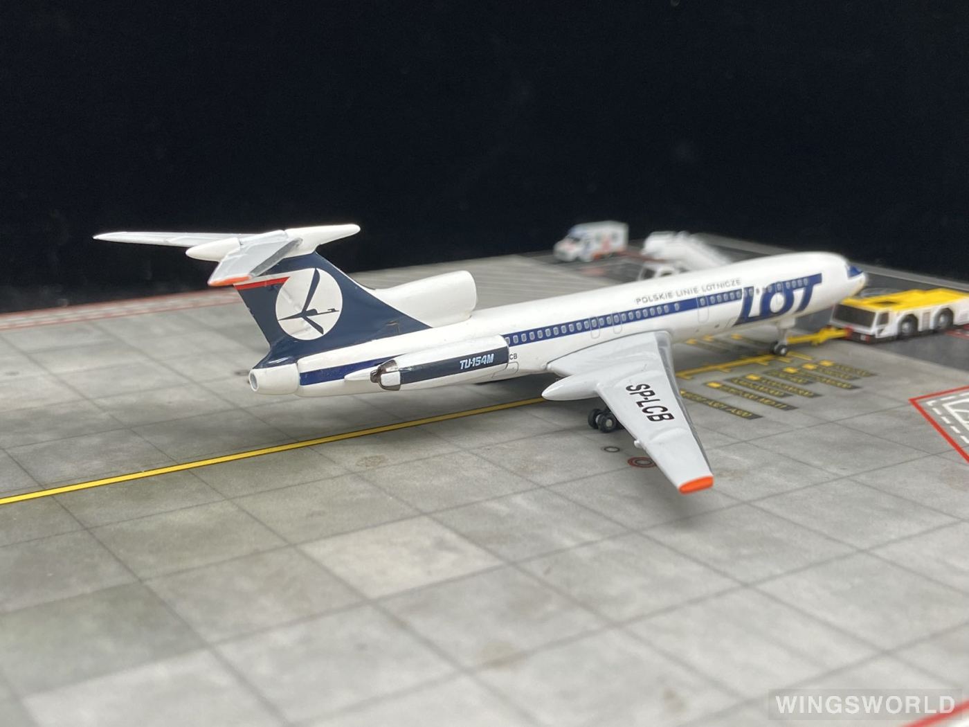 AeroClassics 1:400 Tupolev Tu-154 LOT 波兰航空 AC411191 SP-LCB 的照片 作者:图波列夫 ...