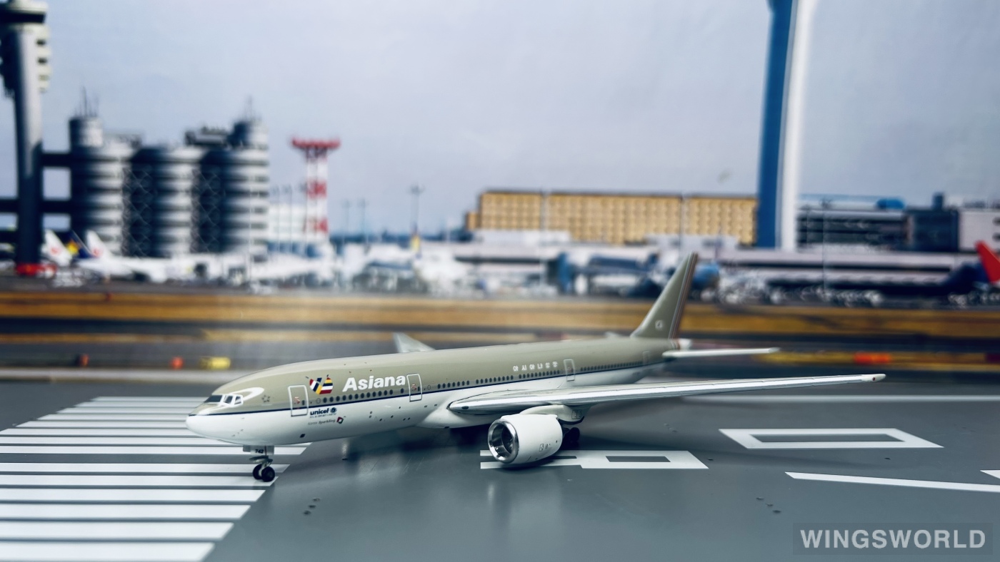 JC Wings 1:400 Boeing 777-200ER Asiana 韩亚航空 JC4174 HL7742 老涂装的照片 作者 ...