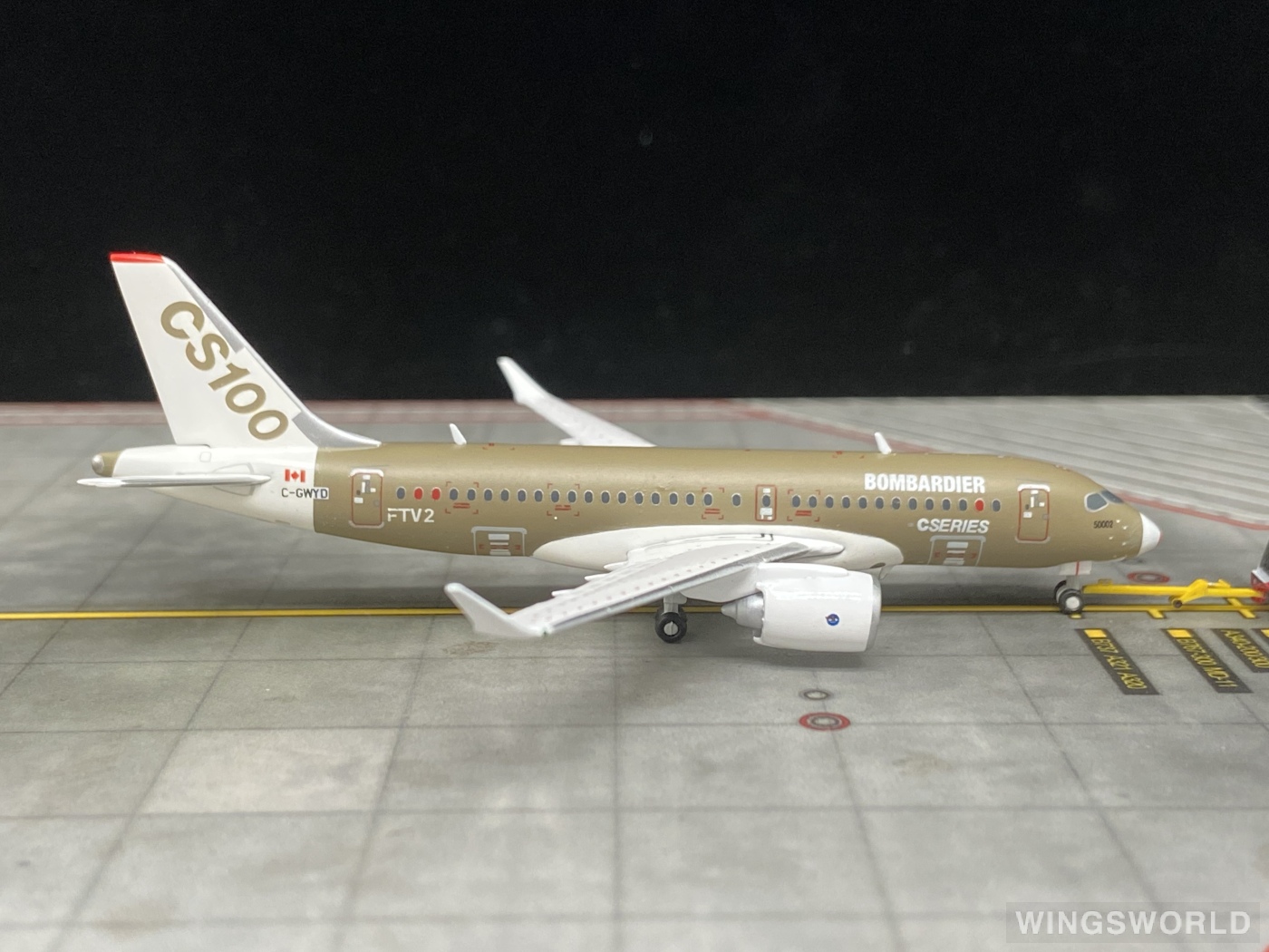 JC Wings 1:400 Bombardier CS100 Bombardier 庞巴迪 XX4871 C-GWYD 的照片 作者:图波 ...