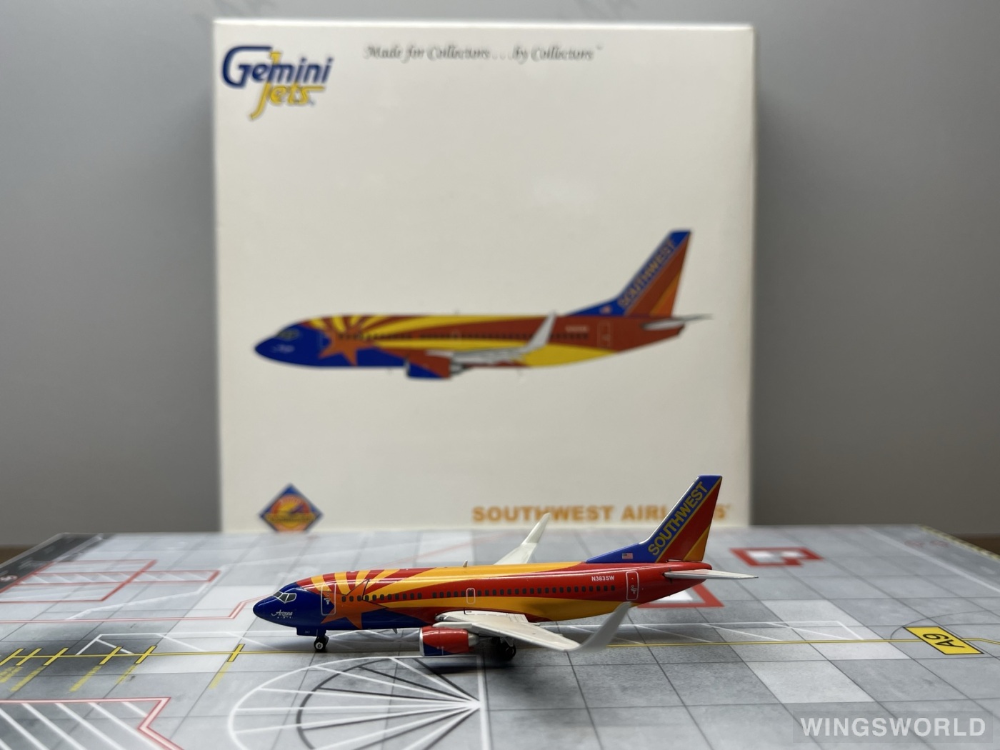 Geminijets 1:400 Boeing 737-300 Southwest Airlines 美国西南航空 GJSWA1472 ...