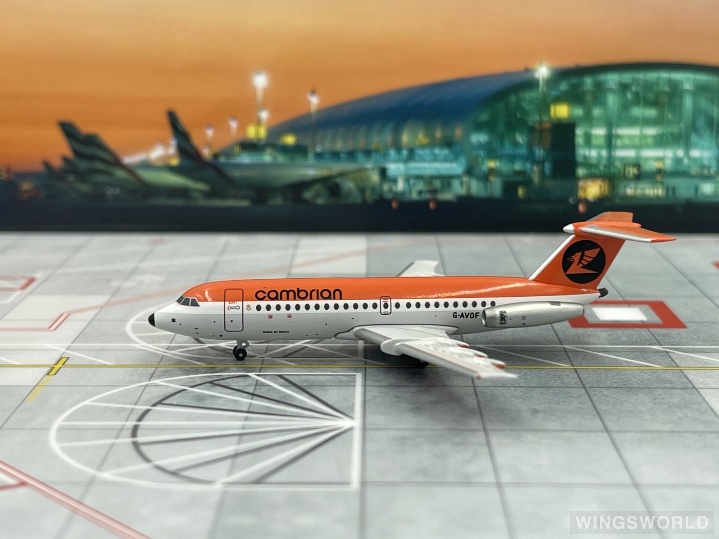 AeroClassics 1:400 BAC 111 Cambrian Airways 坎布里安航空 ACGAVOF G-AVOF 的照片 ...