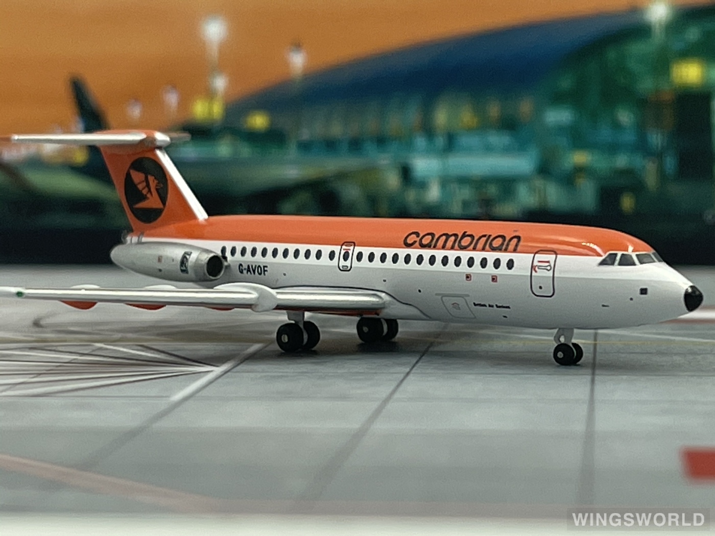 AeroClassics 1:400 BAC 111 Cambrian Airways 坎布里安航空 ACGAVOF G-AVOF 的照片 ...
