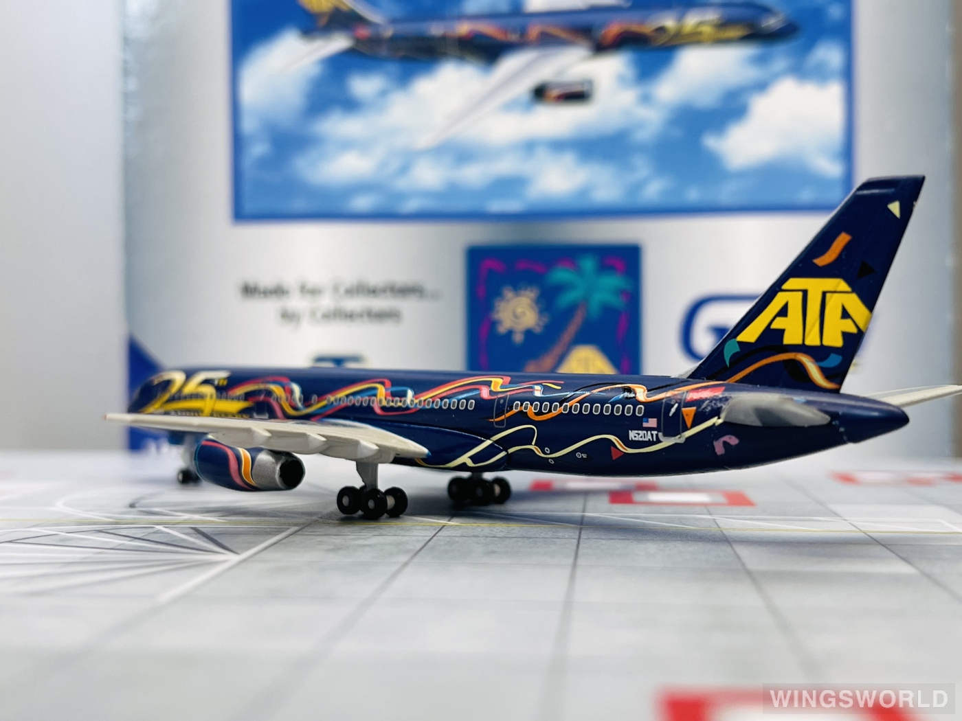 Geminijets 1:400 Boeing 757-200 ATA Airlines GJATA086 N520AT 的照片 作者:古先生 ...