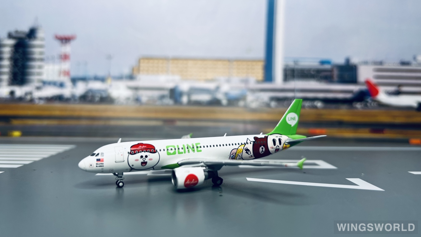 BT400 1:400 Airbus A320 AirAsia 亚洲航空 BT400-A320-001 9M-AHR LINE的照片 作者 ...