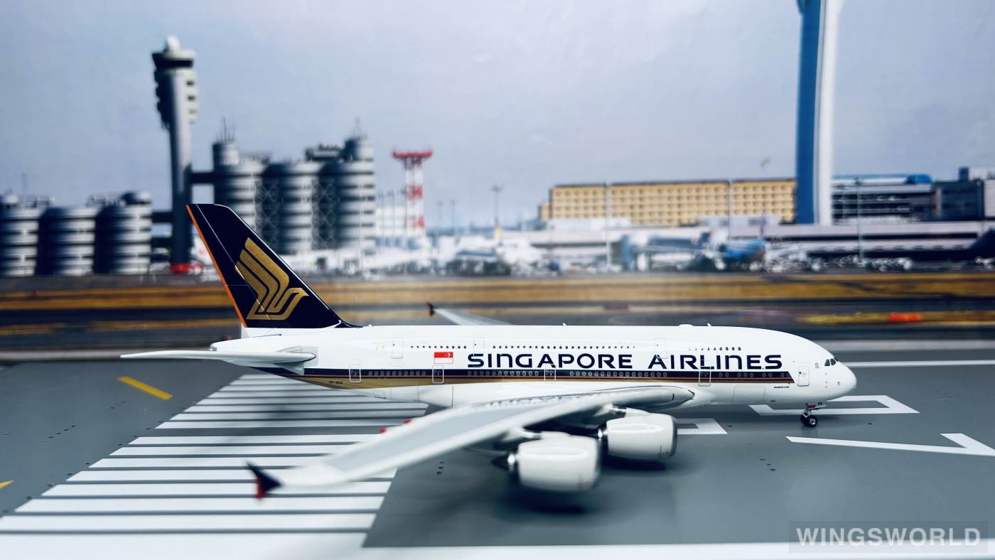 Phoenix 1:400 Airbus A380-800 Singapore Airlines 新加坡航空 PH11014 9V-SKS F1彩绘的照片 作者:JohnnyTS - 飞机模型 ...