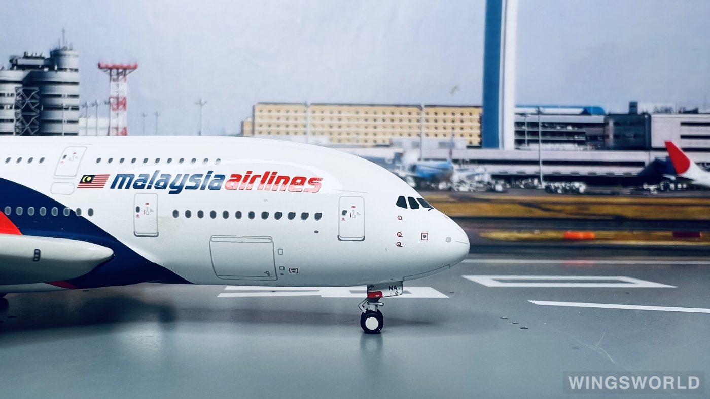 Geminijets 1:400 Airbus A380-800 Malaysia Airlines 马来西亚航空 GJMAS1105 9M-MNA 的照片 作者:JohnnyTS - 飞机 ...