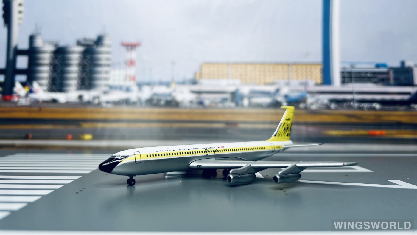 Geminijets 1:400 Boeing 707-300 MSA 马来西亚-新加坡航空 GJMSA386 9V-BBA 的照片 作者 ...
