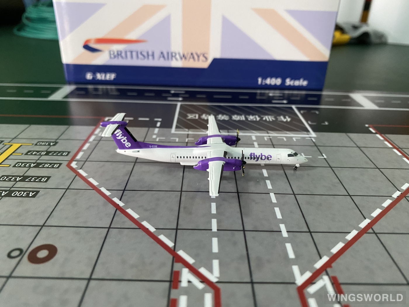 Geminijets 1:400 Bombardier Dash 8-400 Flybe 弗莱比航空 GJBEE2162 G-ECOE 的照片 ...