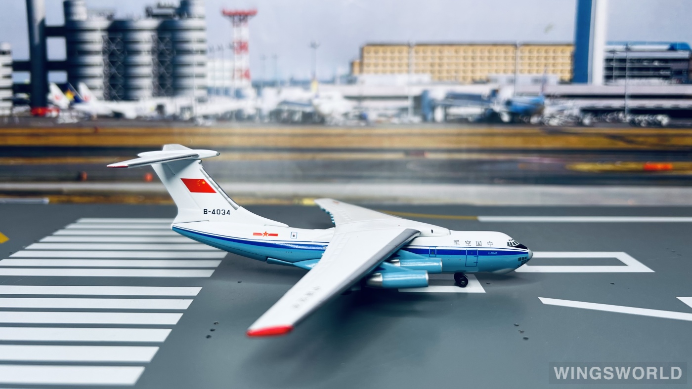 Witty 1:400 Ilyushin Il-76 PLAAF 中国空军 WT4176005 B-4034 的照片 作者:ww4502 ...