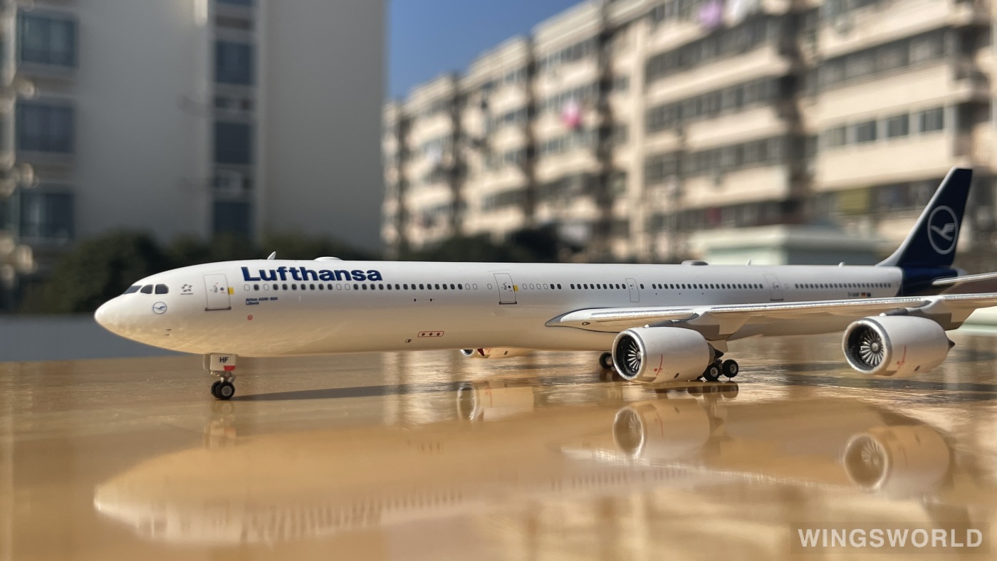 Phoenix 1:400 Airbus A340-600 Lufthansa 汉莎航空 PH04484 D-AIHF 的照片 作者:钱院长 ...