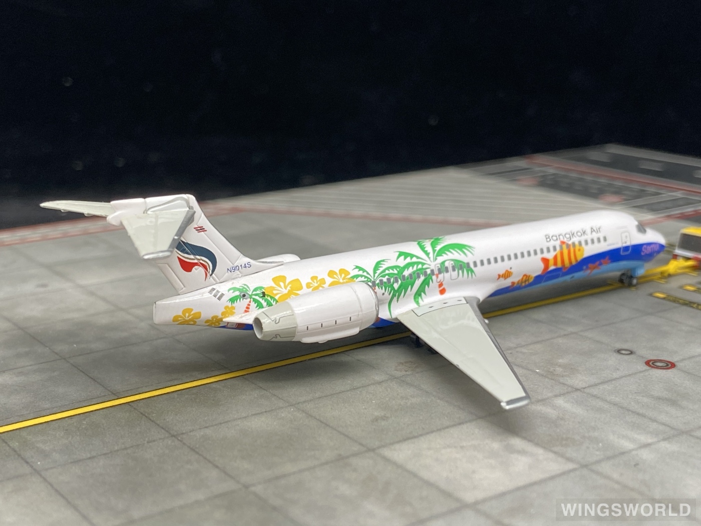 Dragon Models 1:400 Boeing 717 Bangkok Airways 曼谷航空 55347 N9014S SAMUI的照片 作者:图波列夫飞行大队 - 飞机模型世界资料库