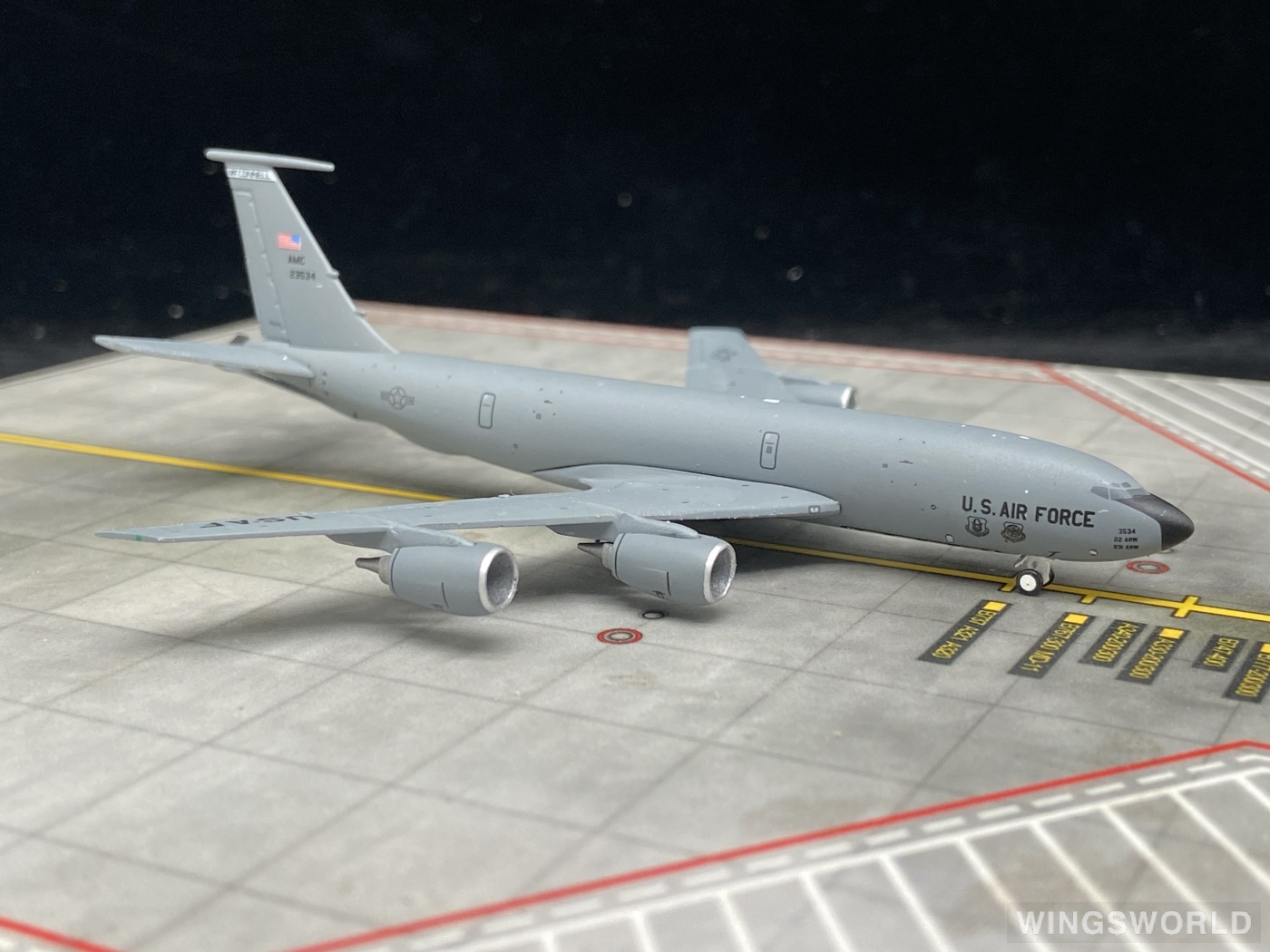 Geminijets 1:400 Boeing KC-135 USAF 美国空军 GMUSA120 62-3534 第22空中加油联队 第 ...