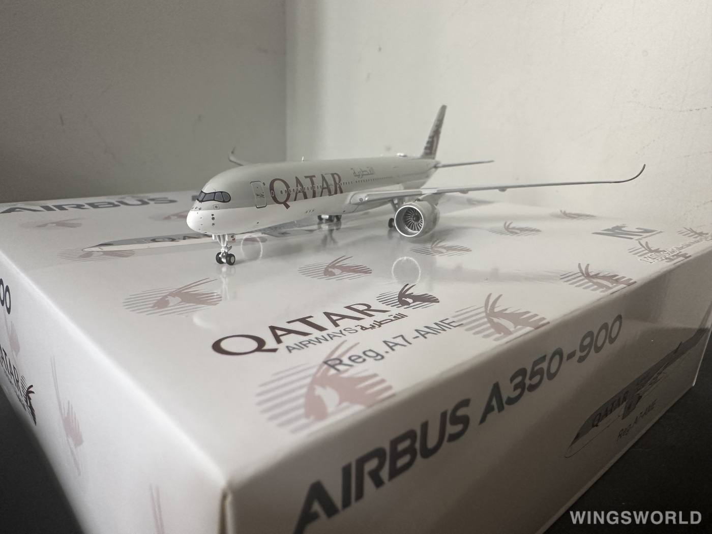NG models 1:400 Airbus A350-900 Qatar 卡塔尔航空 NG39015 A7-AME 的照片 作者 ...