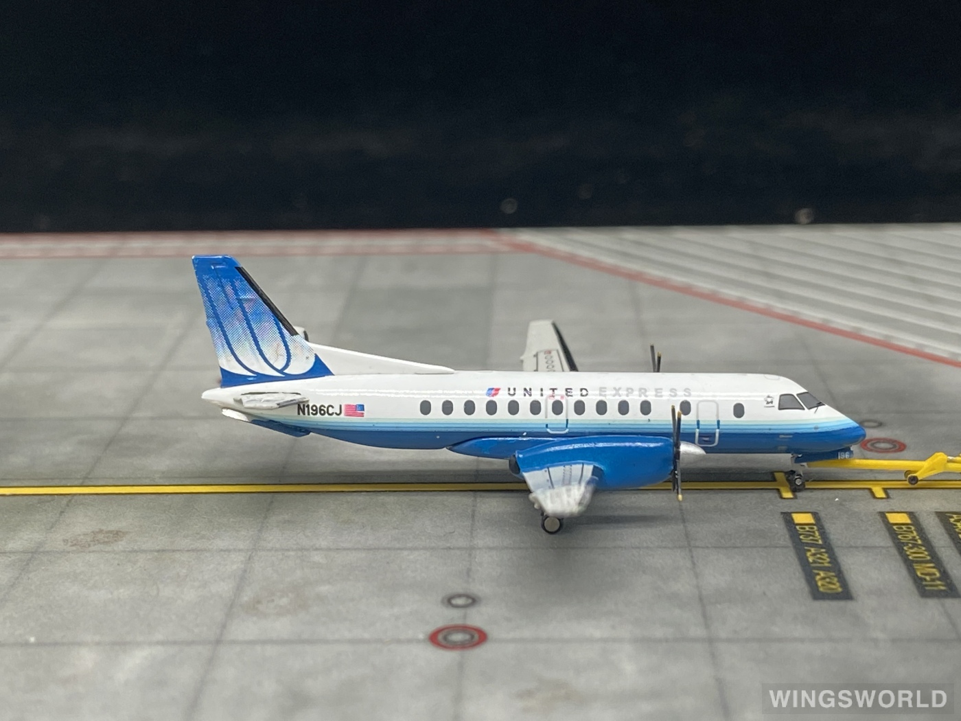 Geminijets 1:400 Saab 340 United Airlines 美国联合航空 GJUAL1110 N196CJ 的照片 ...