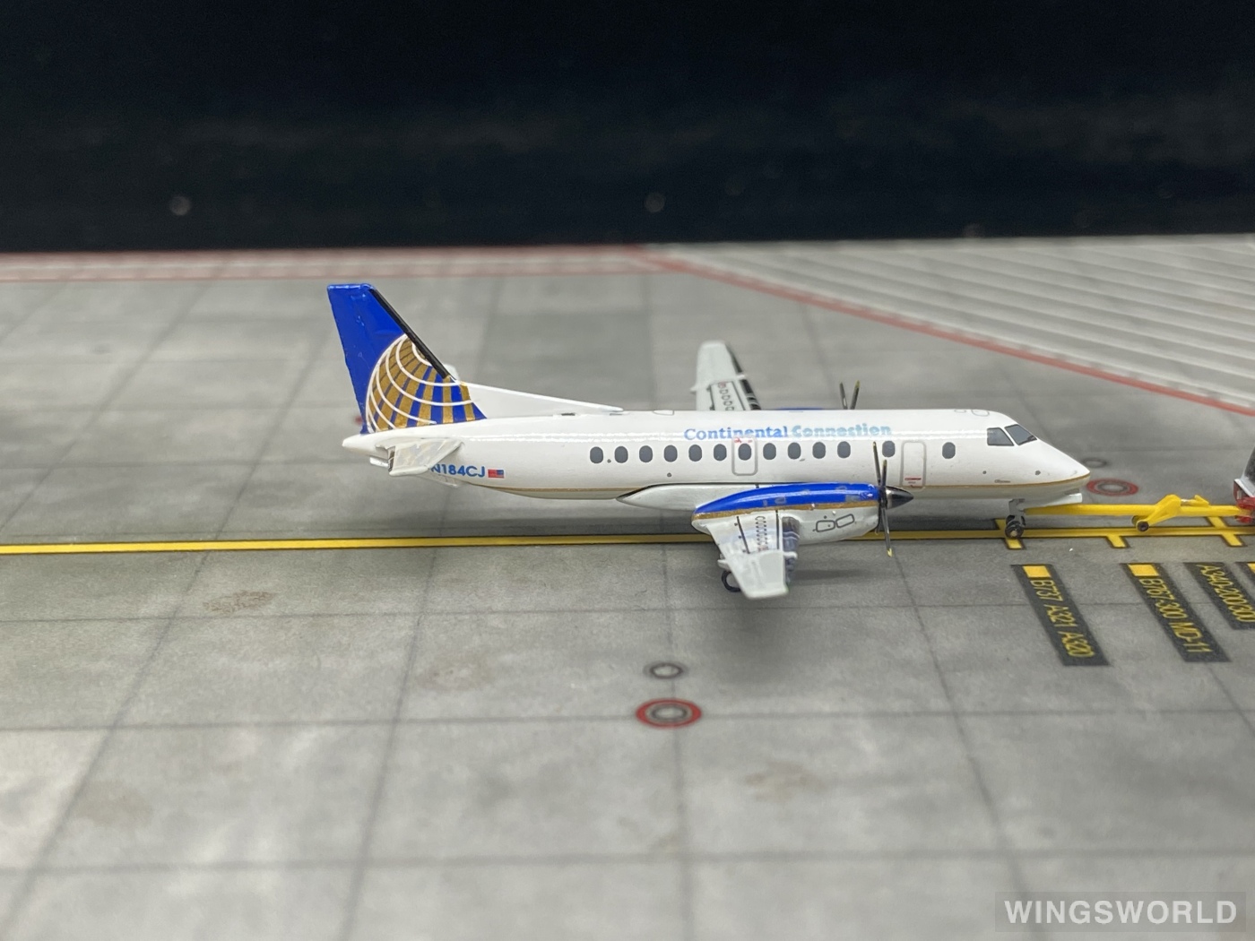 Geminijets 1:400 Saab 340 Continental Airlines 美国大陆航空 GJCOA1073 N184CJ ...