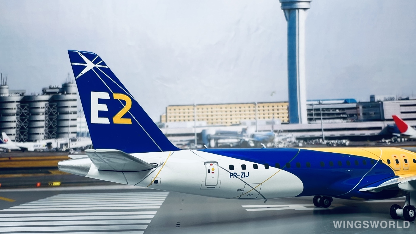 Herpa 1:200 Embraer ERJ-190 Embraer 巴西航空工业 572064 PR-ZIJ Profit Hunter ...