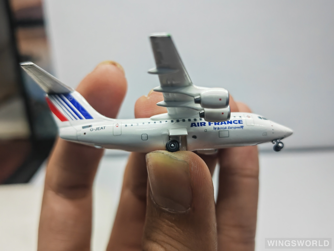 Jet-X 1:400 BAe 146 Air France 法国航空 JXM209 G-JEAT 的照片 作者:广州飞客 - 飞机模型世界资料库