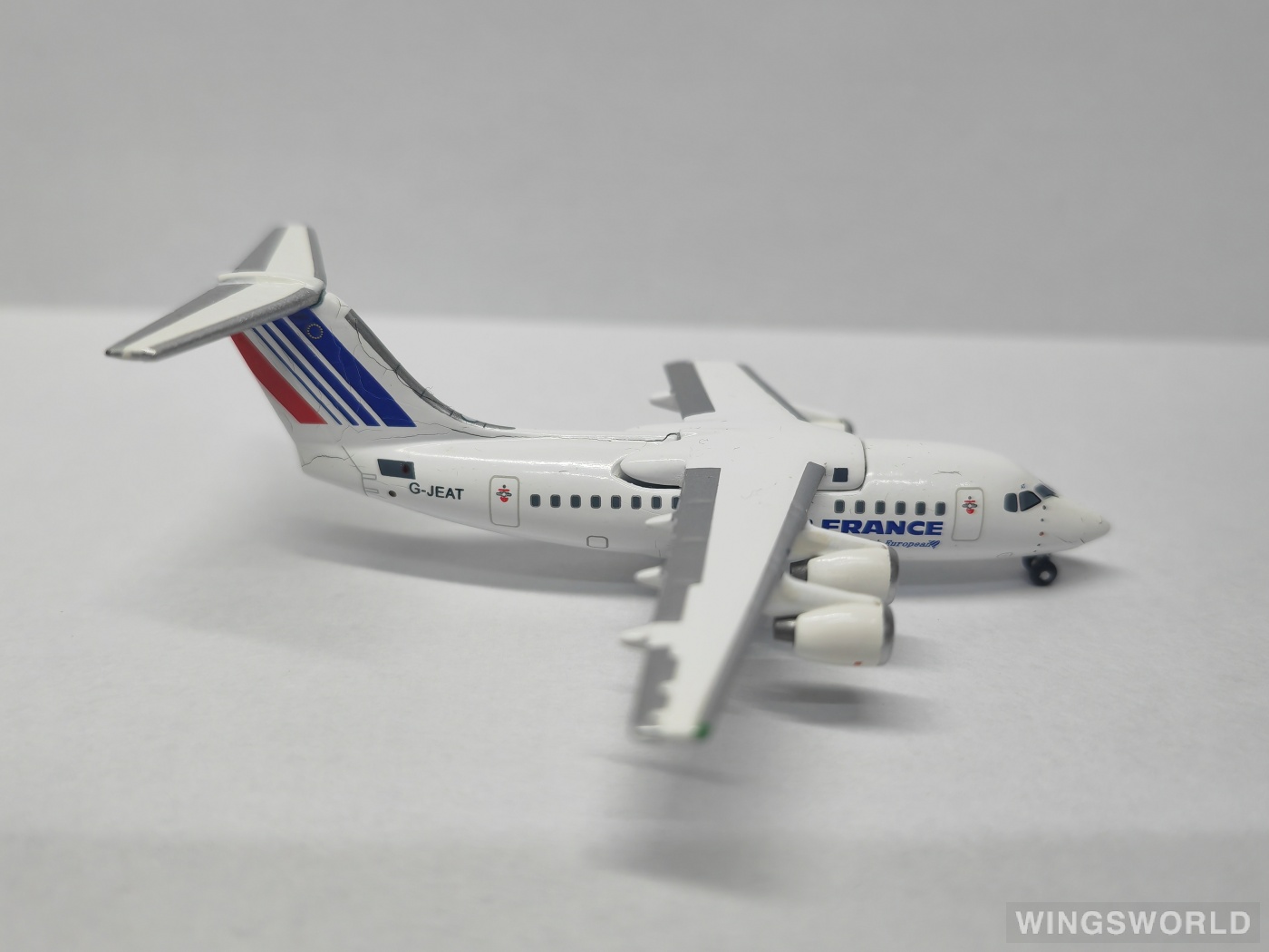 Jet-X 1:400 BAe 146 Air France 法国航空 JXM209 G-JEAT 的照片 作者:广州飞客 - 飞机模型世界资料库