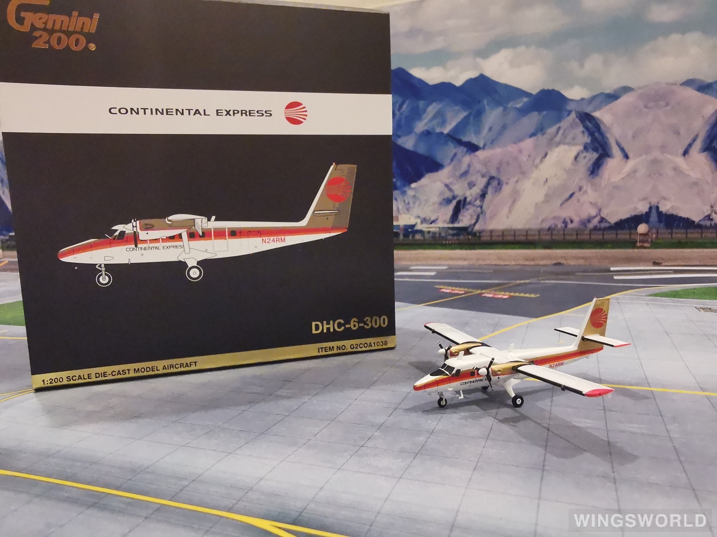 Geminijets 1:200 de Havilland Canada DHC-6-300 Continental Airlines 美国 ...