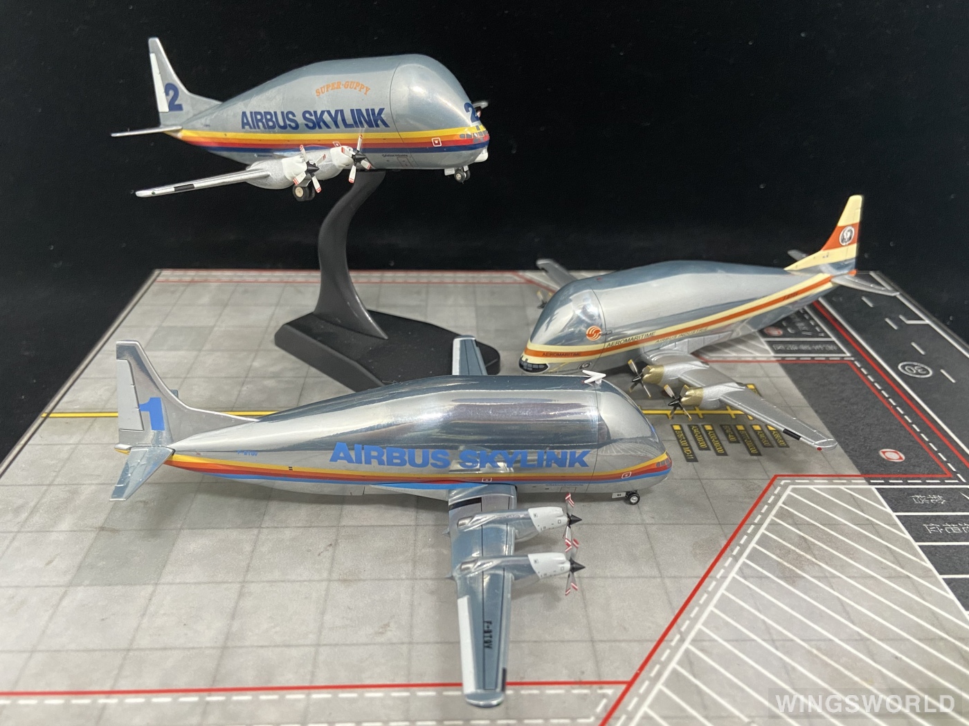 SKY400 1:400 Boeing 377 Airbus 空中客车 sky4055 F-BPPA 超级古比鱼的照片 作者:图波列夫飞行大队 ...