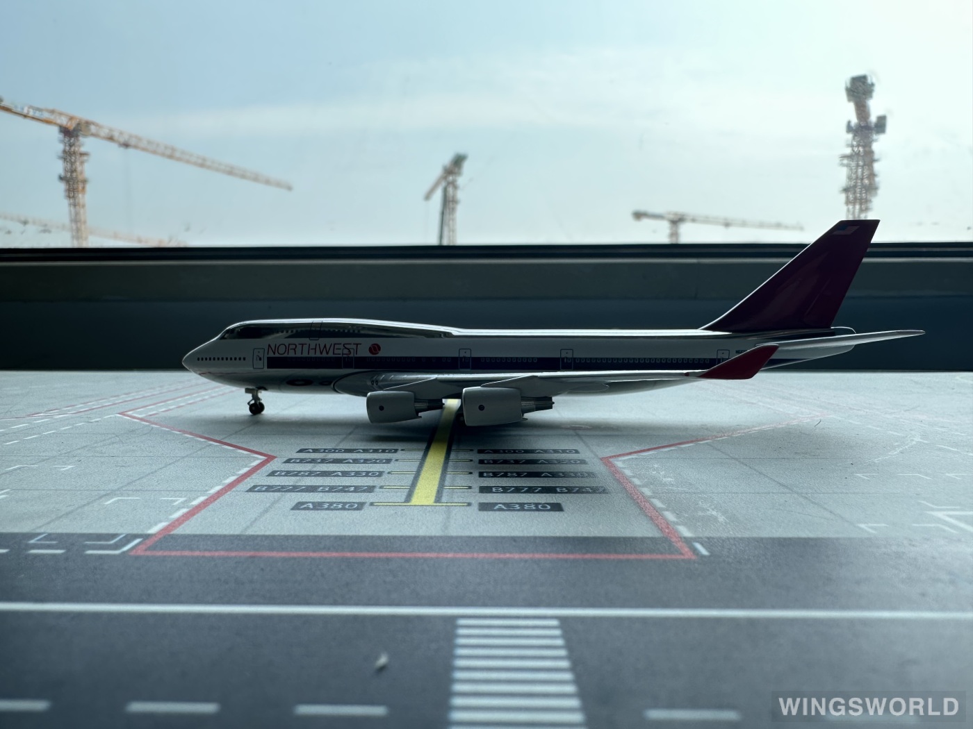 Big Bird 1:400 Boeing 747-400 Northwest Airlines 美国西北航空 BB4-2003-06B ...