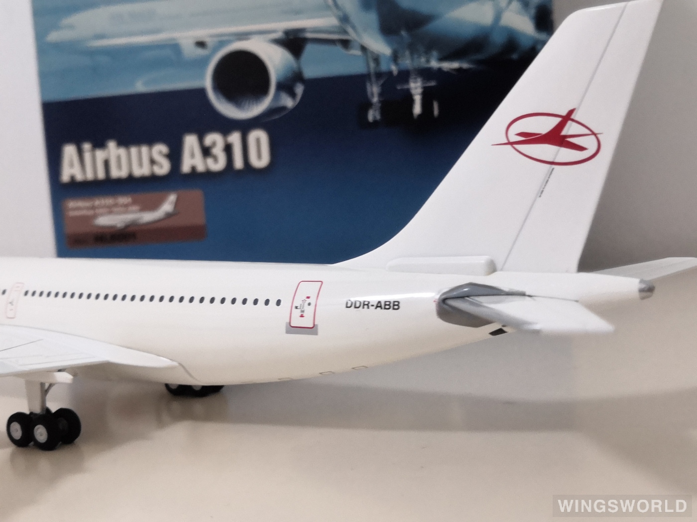 Hobby Master 1:200 Airbus A310-300 Interflug 东德航空 HL6001 DDR-ABB 的照片 作者:Vremya - 飞机模型世界资料库