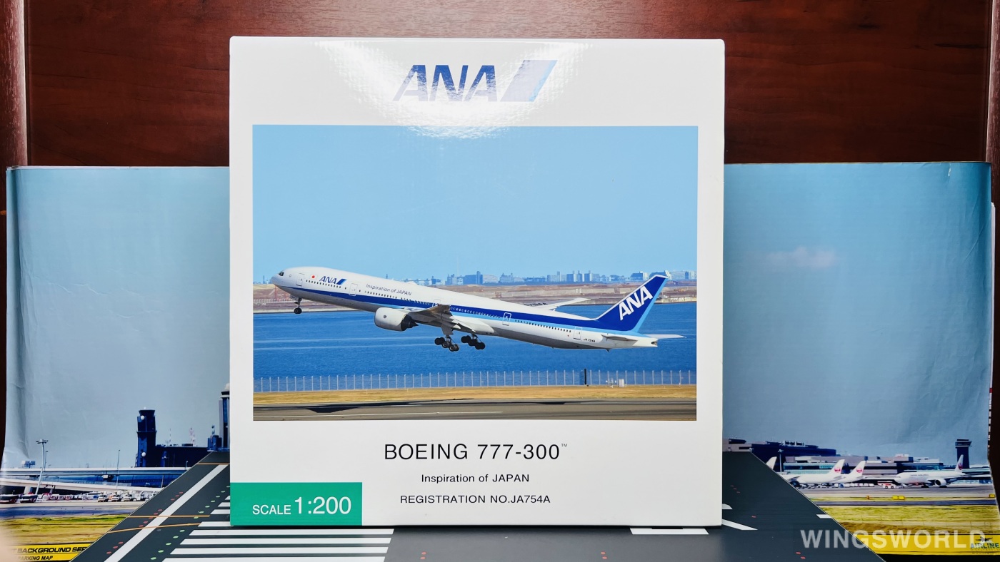Hogan 1:200 Boeing 777-300 ANA 全日空 NH20097 JA754A 的照片 作者:JohnnyTS - 飞机模型世界资料库