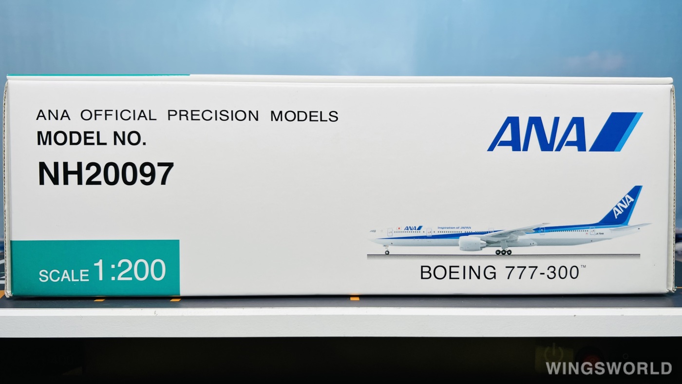 Hogan 1:200 Boeing 777-300 ANA 全日空 NH20097 JA754A 的照片 作者:JohnnyTS - 飞机模型世界资料库