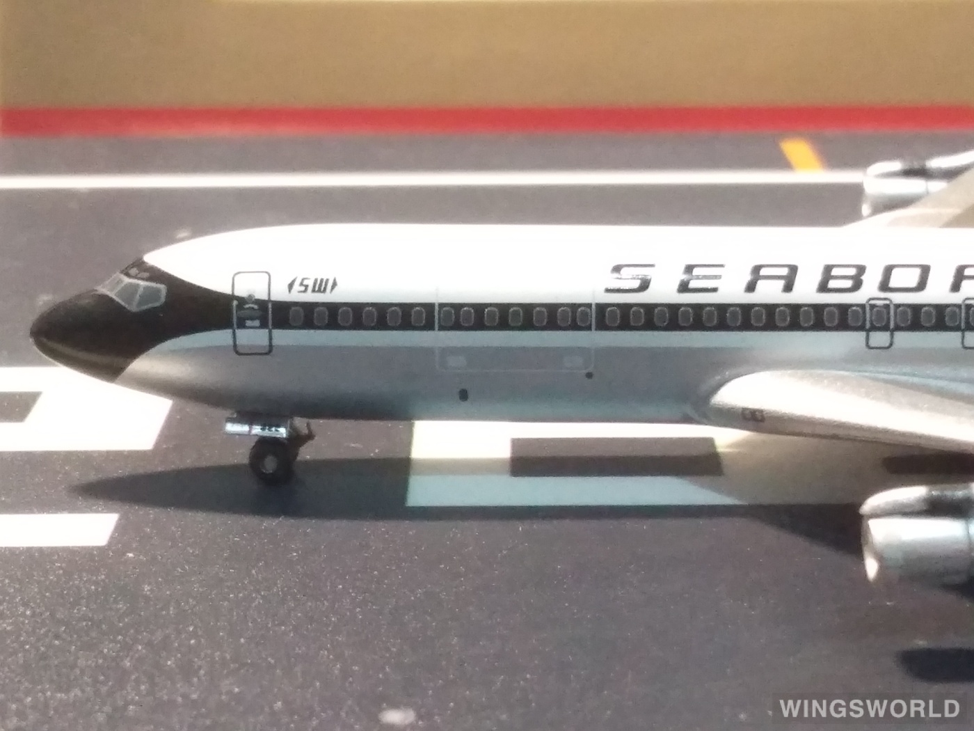 Witty 1:400 Boeing 707-300 Seaboard World 海岸世界航空 WT4707001 N7322S 的照片 ...