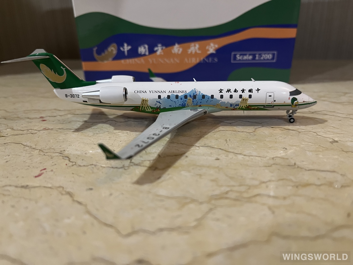 NGmodels 1:200 Bombardier CRJ200 China Yunnan Airlines 中国云南航空 NG52007 B ...