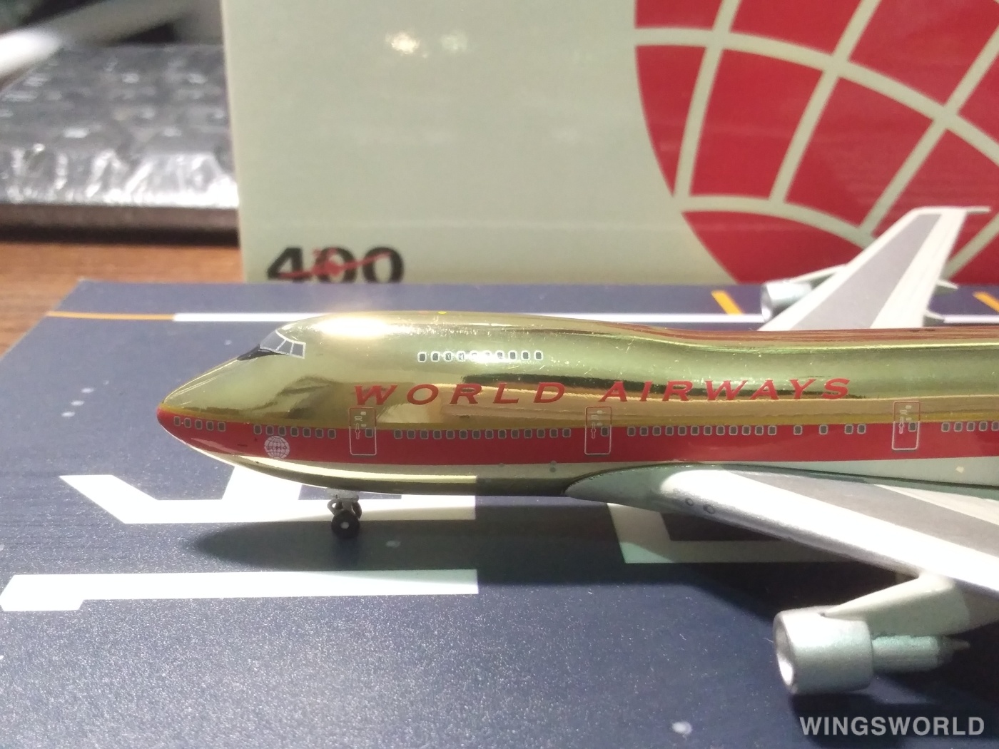 Big Bird 1:400 Boeing 747-200 World Airways BB4-2006-015B N748WA 的照片 作者 ...