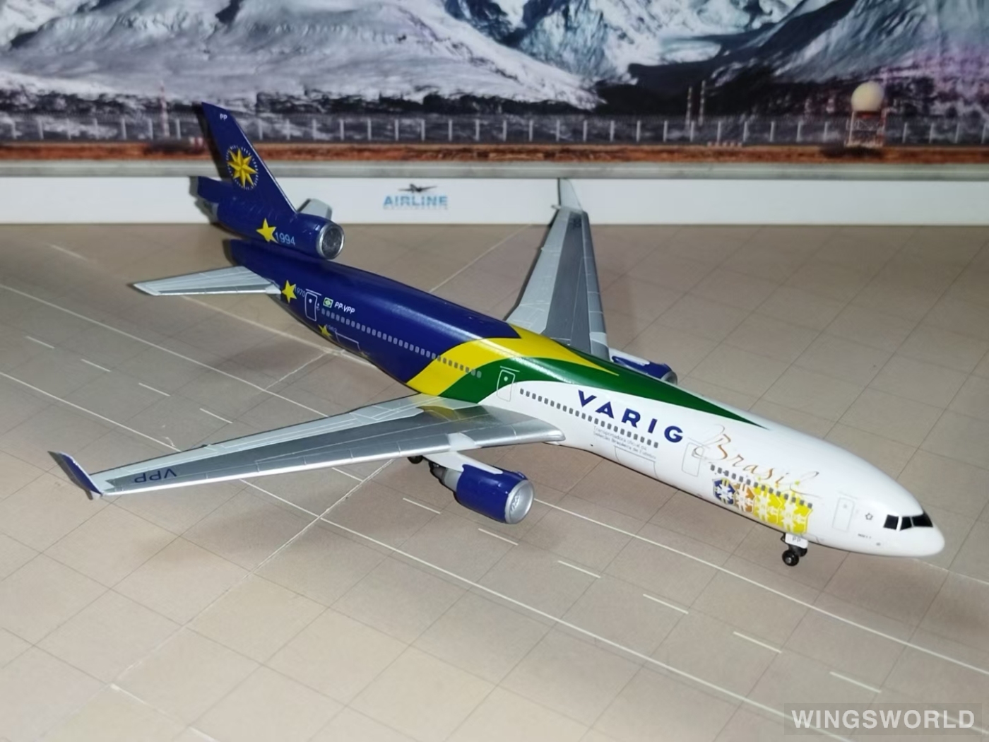 Dragon Models 1:400 McDonnell Douglas MD-11 VARIG 里约格朗德航空 55356 PP-VPP ...