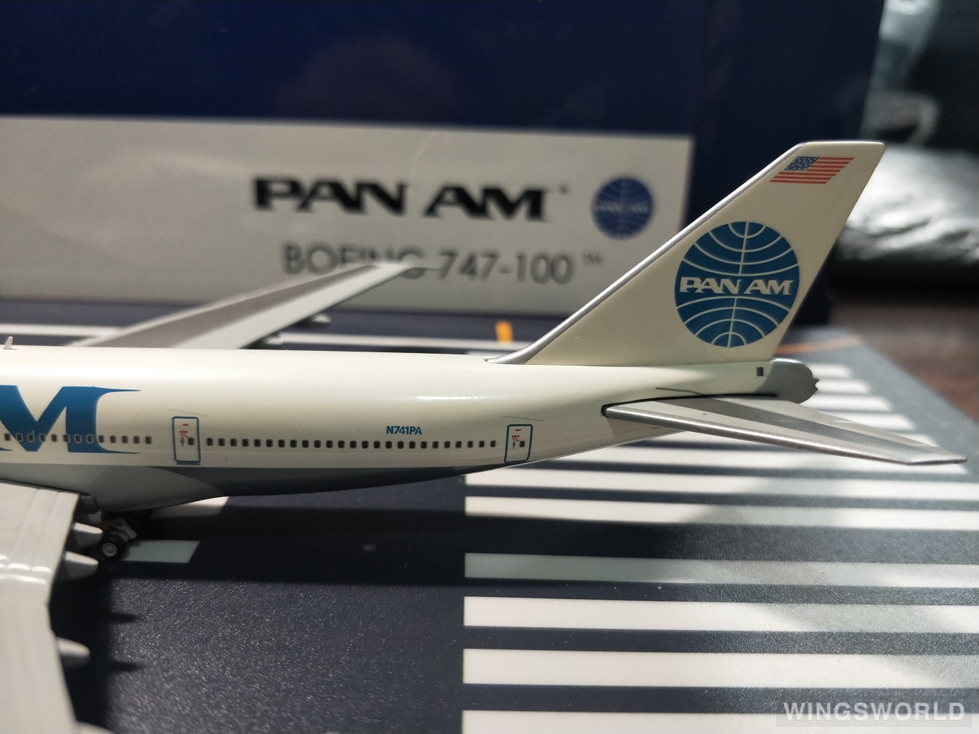Geminijets 1:400 Boeing 747-100 Pan Am 泛美航空 GJPAA1336 N741PA 的照片 作者 ...