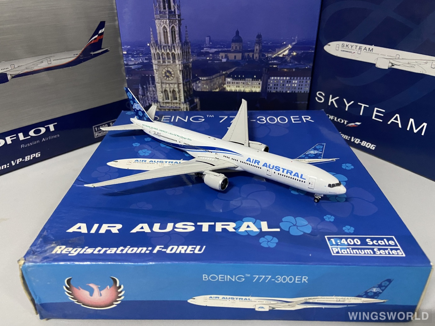 Phoenix 1:400 Boeing 777-300ER Air Austral 留尼旺航空 PH11037 F-OREU 的照片 作者 ...