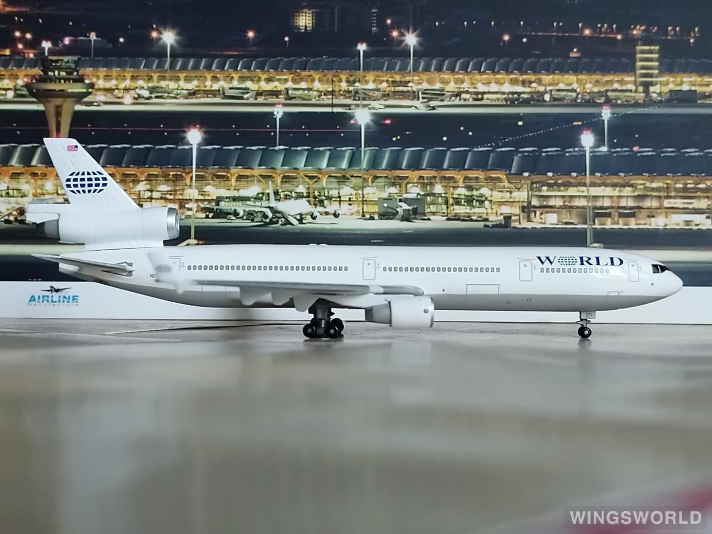 Dragon Models 1:400 McDonnell Douglas MD-11 World Airways 55269 N271WA ...