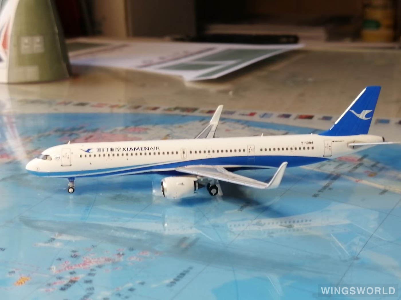 Winglux 1:400 Airbus A321neo XiamenAir 厦门航空 WM00001 B-1984 的照片 作者:帅气且自信 ...