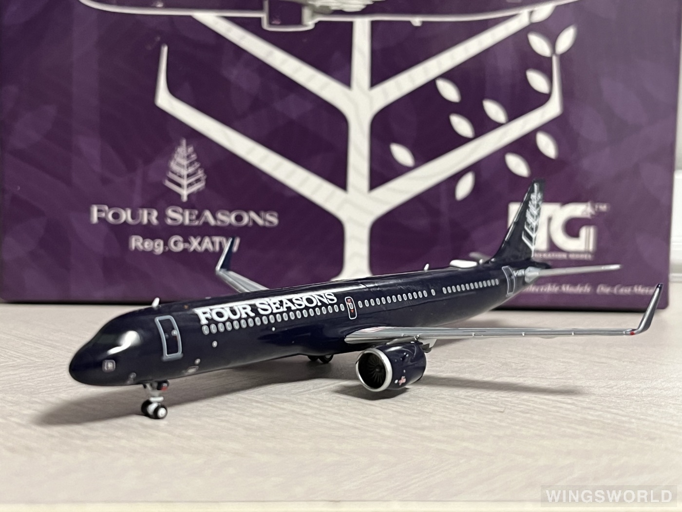 NGmodels 1:400 Airbus A321neo Four Seasons NG13073 G-XATW 的照片 作者:kaiser ...