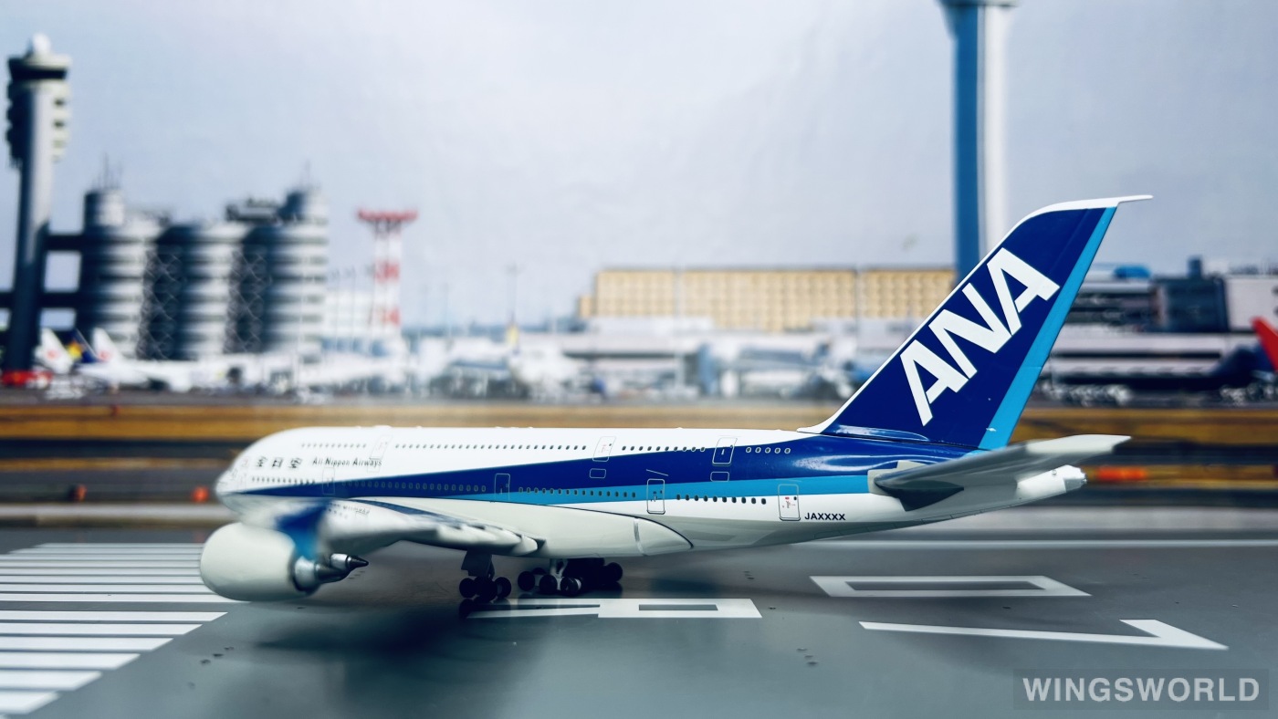 Magic 1:400 Airbus A380-800 ANA 全日空 600126-2 JAXXXX 的照片 作者:JohnnyTS - 飞机模型世界资料库