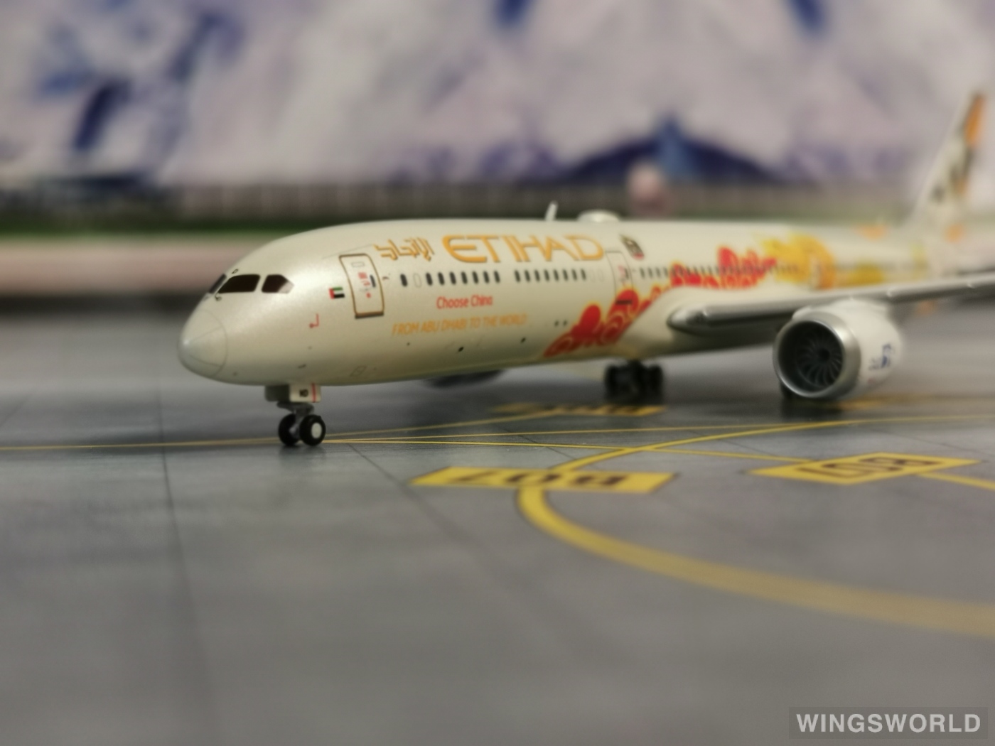 JC Wings 1:400 Boeing 787-10 Etihad Airways 阿提哈德航空 XX4979 A6-BMD 的照片 作者:Monday31 - 飞机模型世界资料库