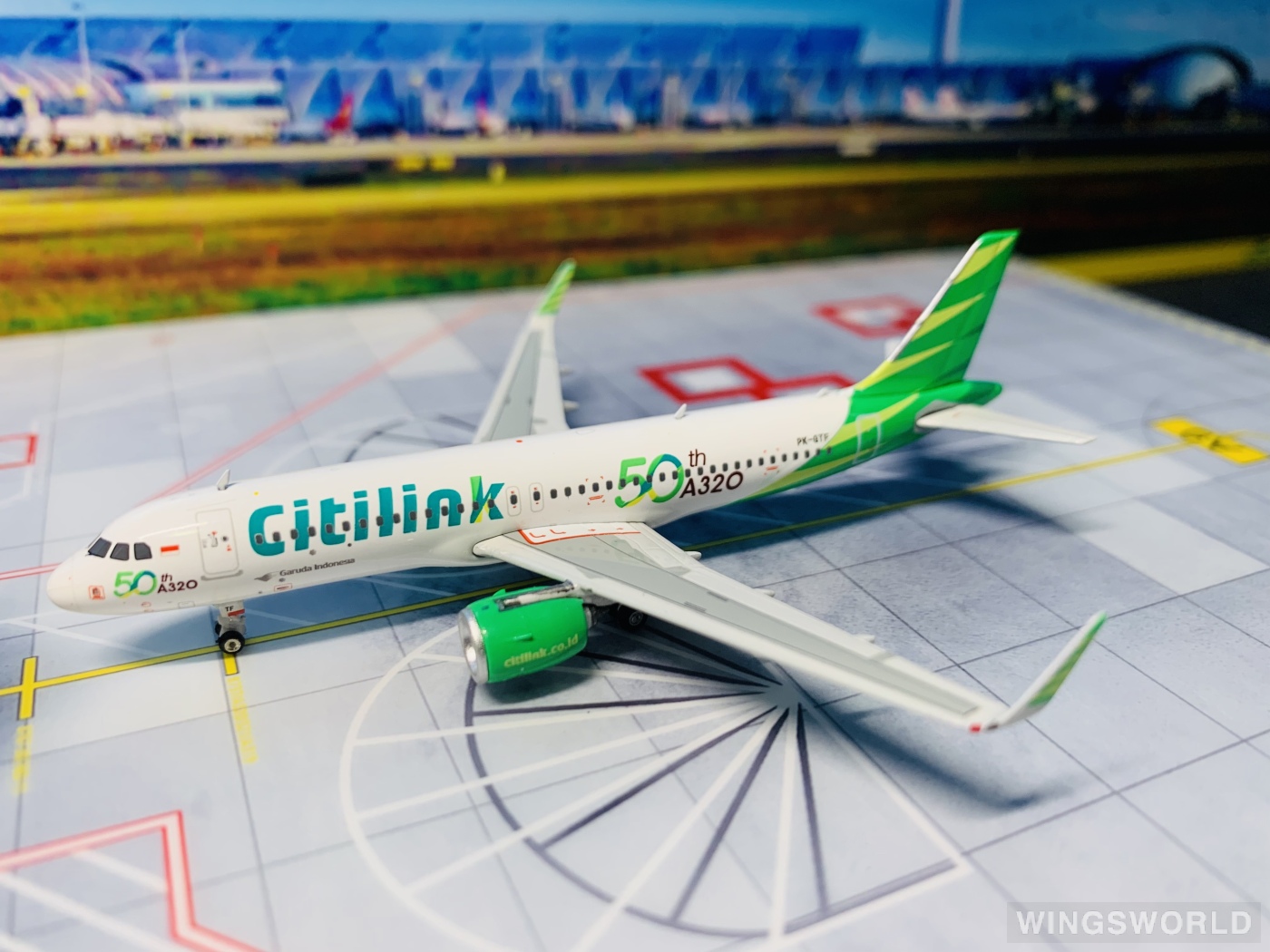 Phoenix 1:400 Airbus A320 Citilink 连城航空 PH11427 PK-GTF 的照片 作者:ww22814 ...