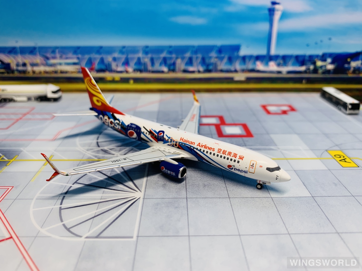 NGmodels 1:400 Boeing 737-800 Hainan Airlines 海南航空 NG58178 B-1501 的照片 ...
