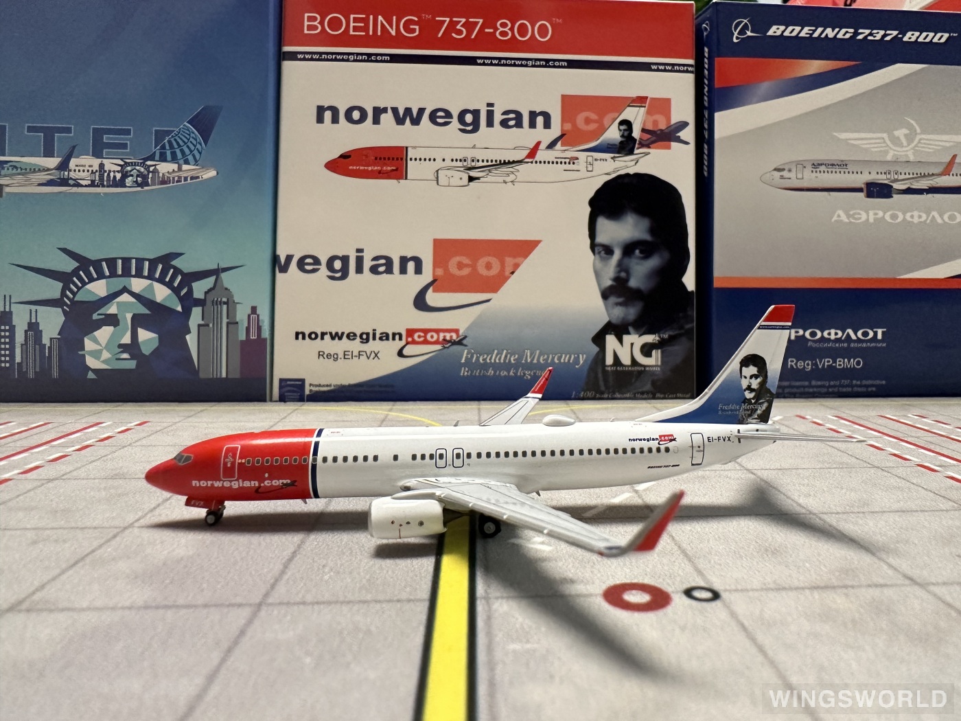 NG models 1:400 Boeing 737-800 Norwegian Air Shuttle 挪威航空 NG58131 EI ...