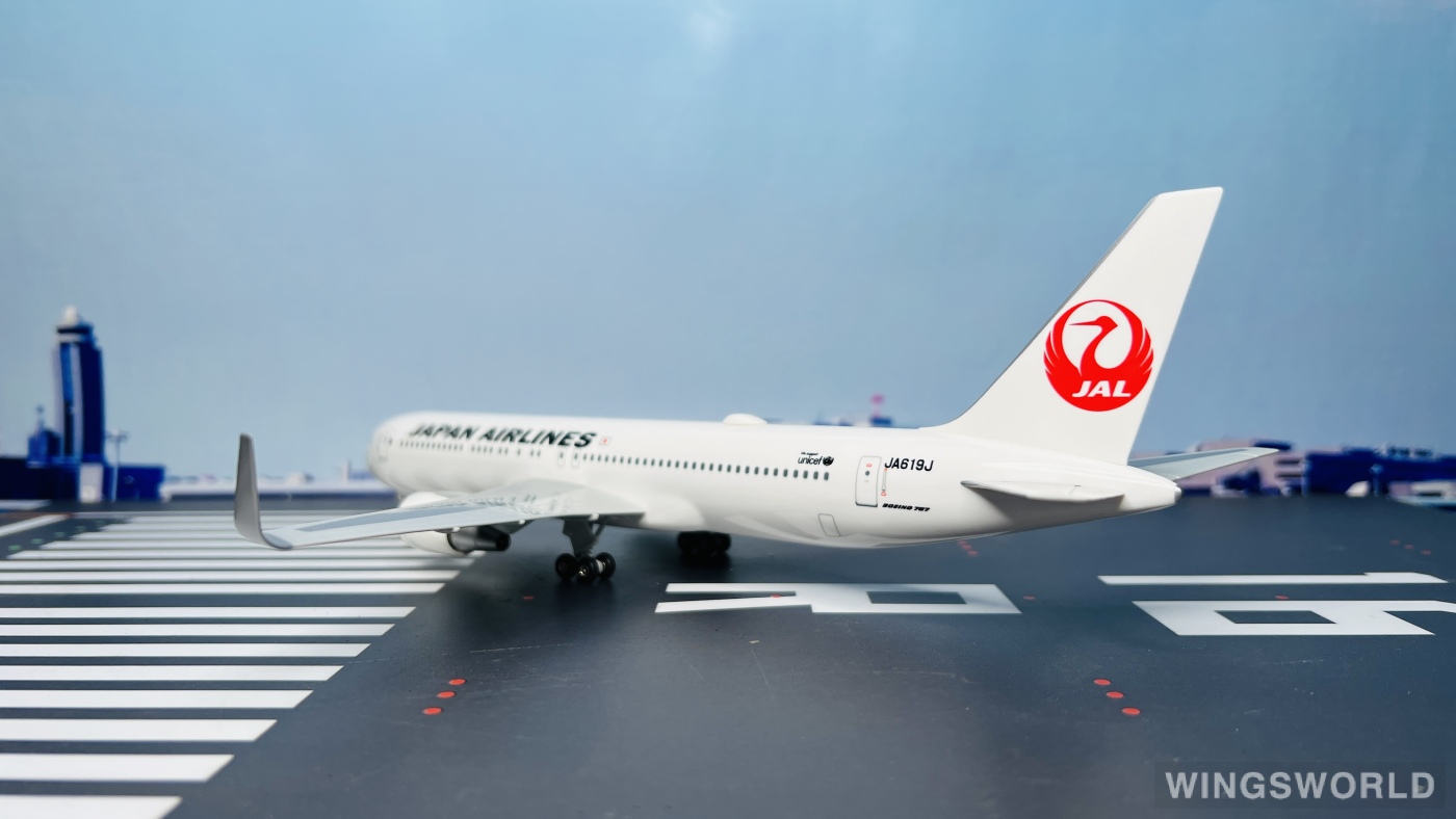 Hogan 1:200 Boeing 767-300ER Japan Airlines 日本航空 BJQ2004 JA619J 的照片 作者:JohnnyTS - 飞机模型世界资料库