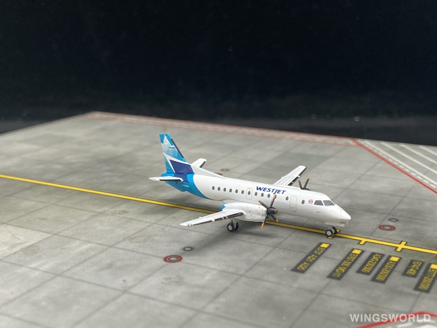 Geminijets 1:400 Saab 340 WestJet 西捷航空 GJWJA2212 C-GOIA 的照片 作者:图波列夫飞行大队 ...