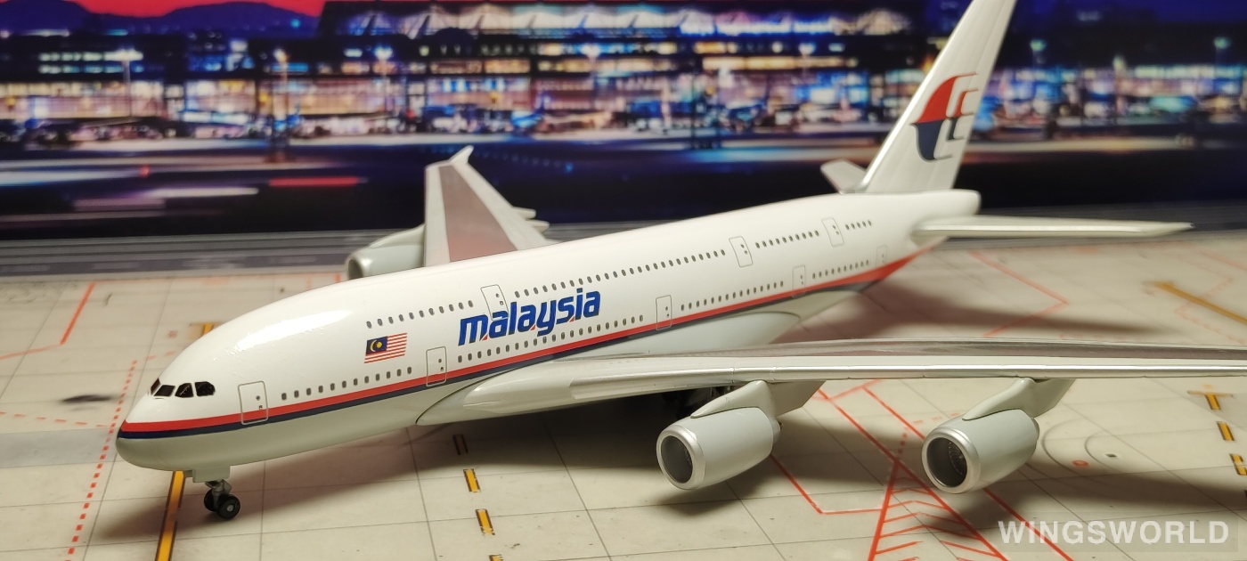 Dragon Models 1:400 Airbus A380-800 Malaysia Airlines 马来西亚航空 55518 的照片 ...