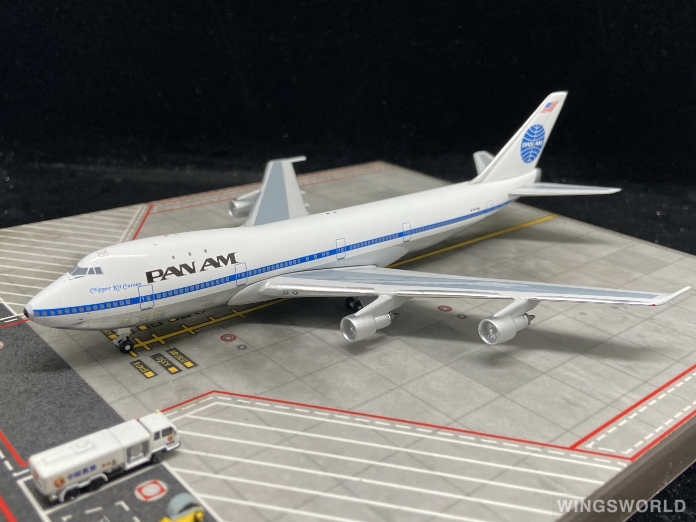 AeroClassics 1:400 Boeing 747-100 Pan Am 泛美航空 PAMC4741 N741PA 的照片 作者:图波 ...