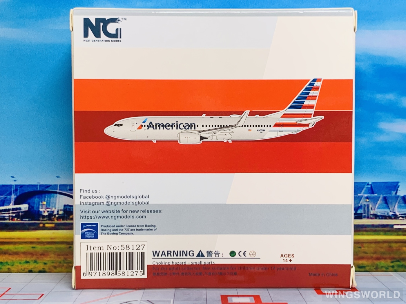 NGmodels 1:400 Boeing 737-800 American Airlines 美国航空 NG58127 N903NN 的照片 ...