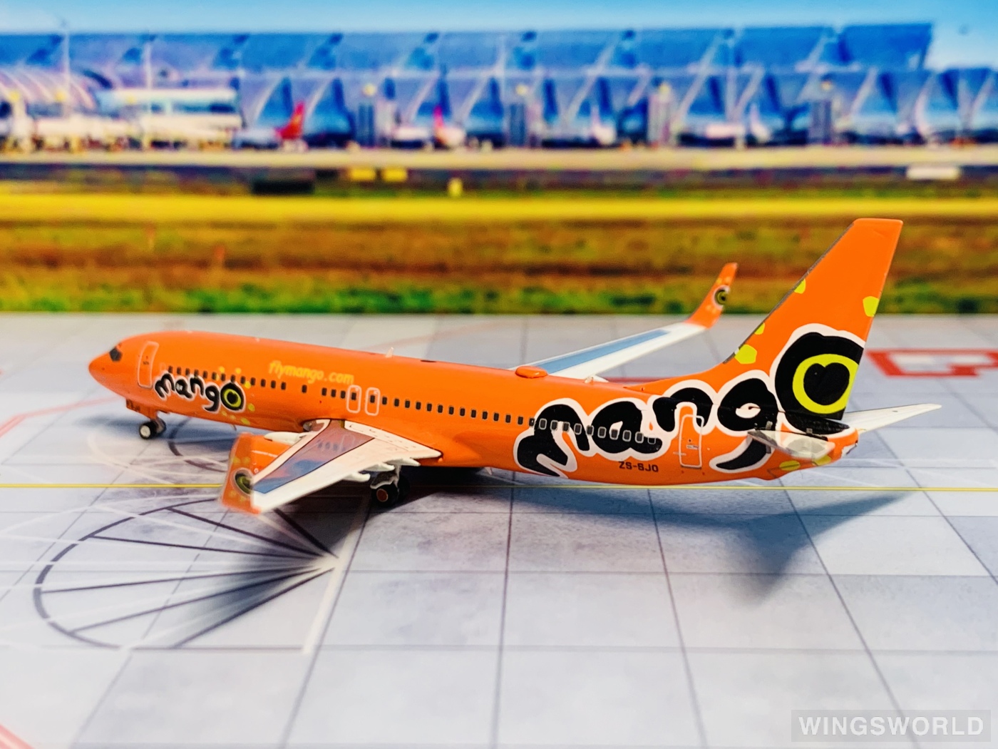Phoenix 1:400 Boeing 737-800 Mango Airlines 芒果航空 PH11019 ZS-SJO 的照片 作者 ...