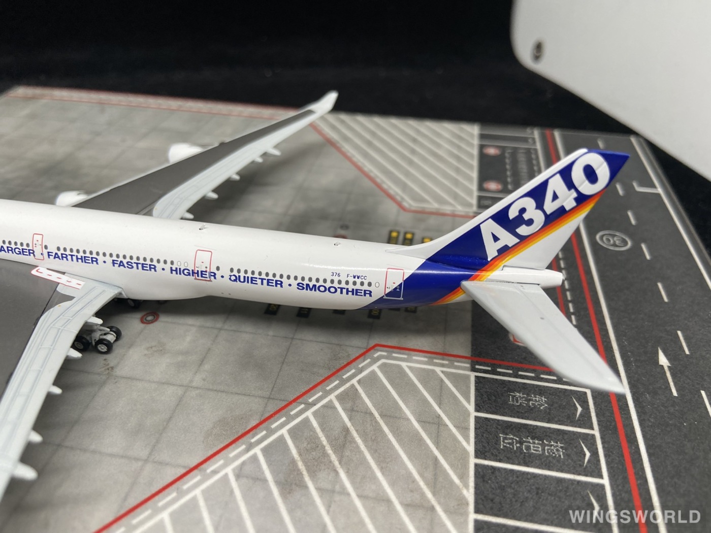 JC Wings 1:400 Airbus A340-600 Airbus 空中客车 LH4167 F-WWCC 的照片 作者:图波列夫飞行 ...
